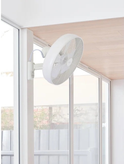 Lucci Air Wall Fan with Remote - Matt White – Elegant Ceiling Fans ...