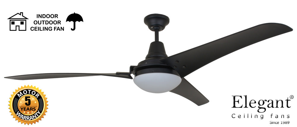 56'' Orlando Black – Elegant Ceiling Fans - Cyprus | Online Shop