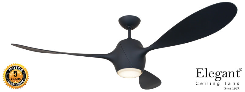 56'' Rapier Matt Black – Elegant Ceiling Fans - Cyprus | Online Shop