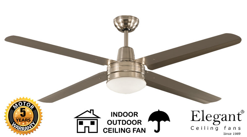 56'' Tony - Stainless Steel – Elegant Ceiling Fans - Cyprus | Online Shop